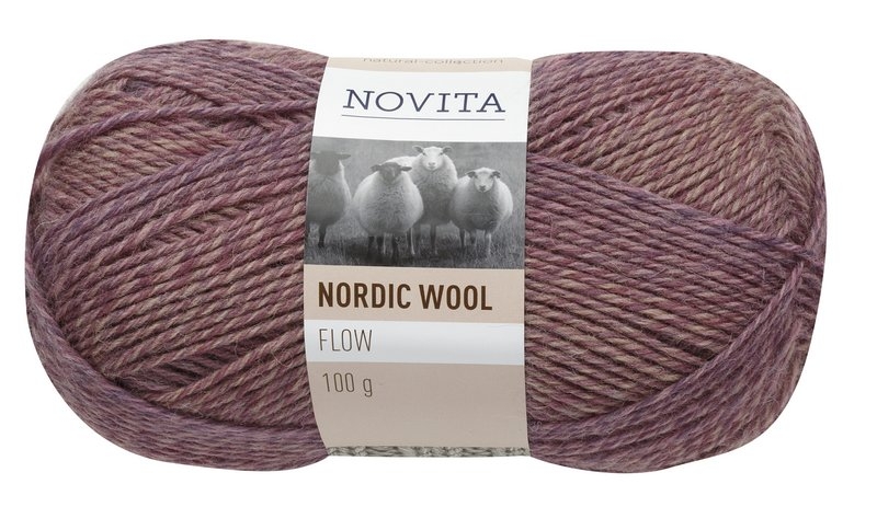 Nordic Wool Flow 100g - Noviest OÜ | Novita lõngad ja käsitöötarvikud